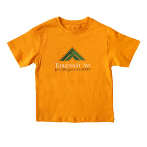 Taranaki Iwi Tee – Childrens (Black or Orange) - Te Kāhui o Taranaki Iwi